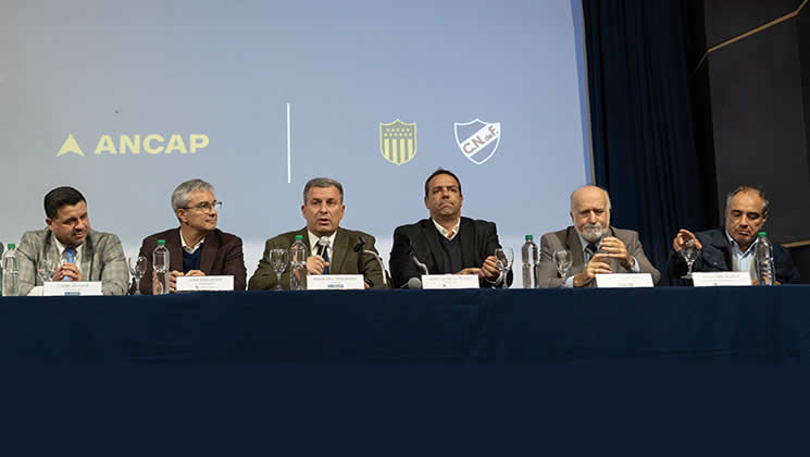 ANCAP firmó acuerdo con Nacional y Peñarol enfocado a aspectos sociales deportivos para ...